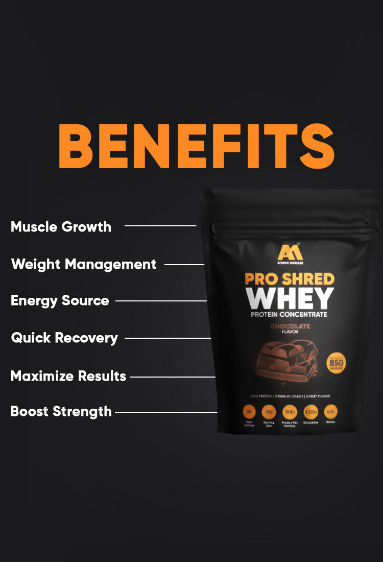 Pro Shred - Whey Protein Concentrate – Atomic Muscles