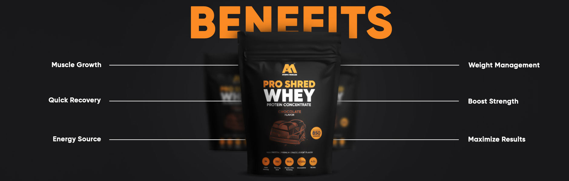 Pro Shred - Whey Protein Concentrate – Atomic Muscles