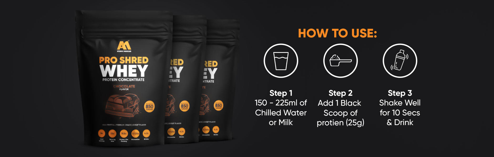 Pro Shred - Whey Protein Concentrate – Atomic Muscles